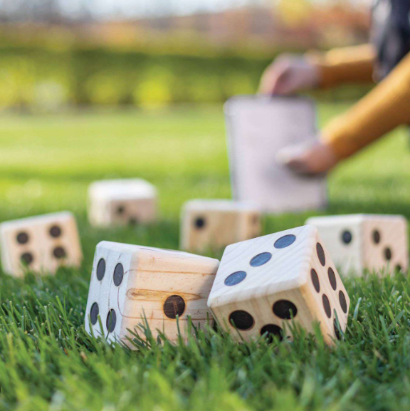Giant Dice Yard Yahtzee Game // PARTY WEDDING EVENT RENTAL KAMLOOPS ...